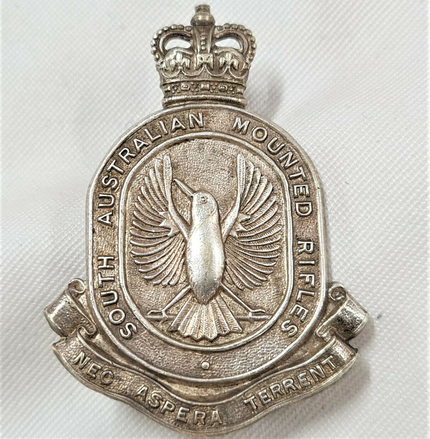Post Ww2 Vintage 1953 60 Australian Army Sa Mounted Rifles Uniform Cap